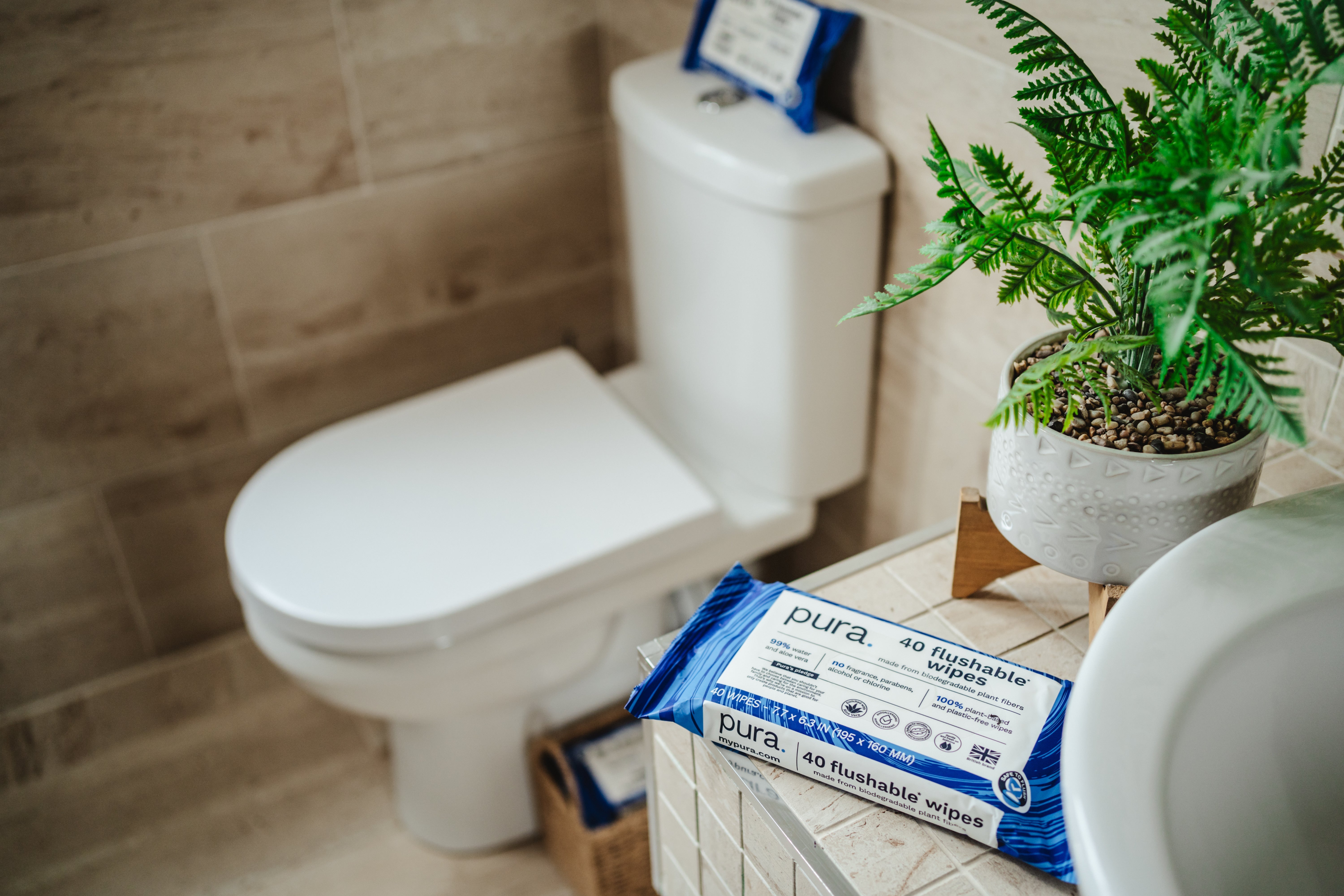 Flushable Toilet Wipes – MyPura